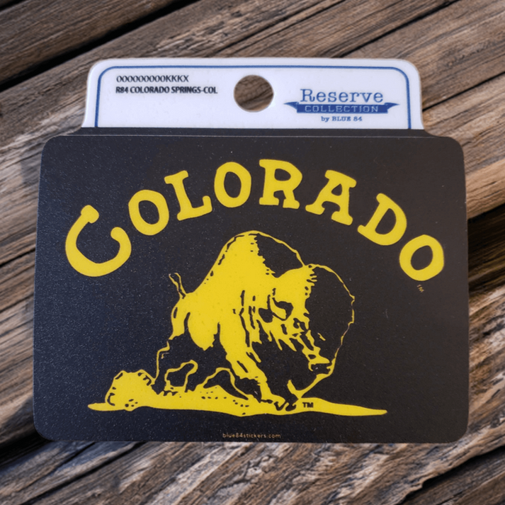 CU Boulder 1960s Ralphie Sticker – The Boulder Store