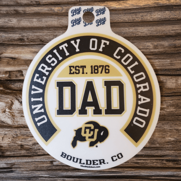 CU Boulder Dad Sticker – The Boulder Store